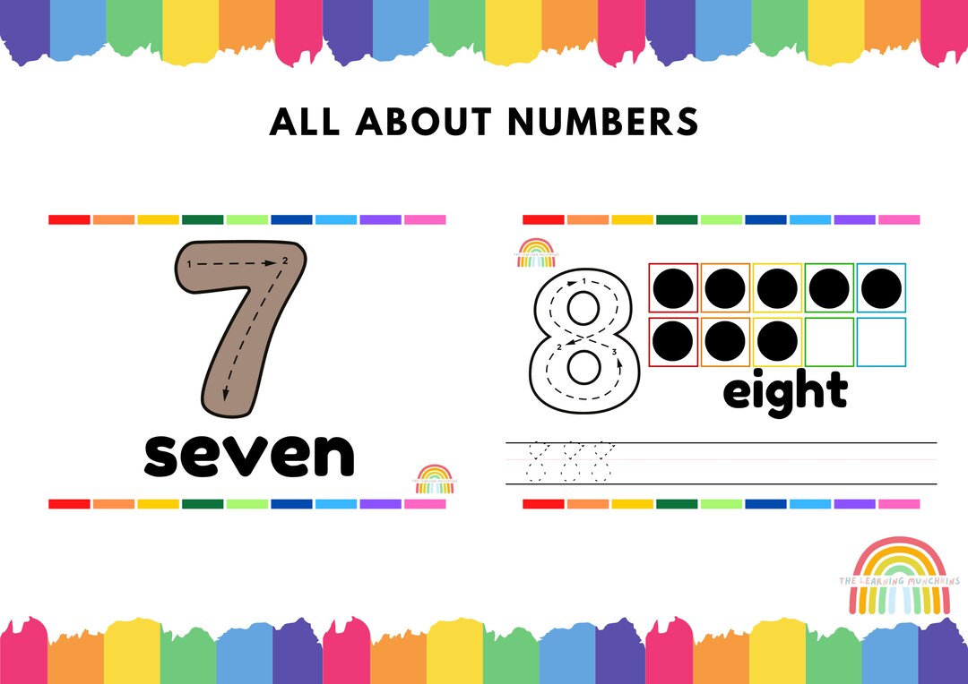 All About Numbers 1-10 - Etsy