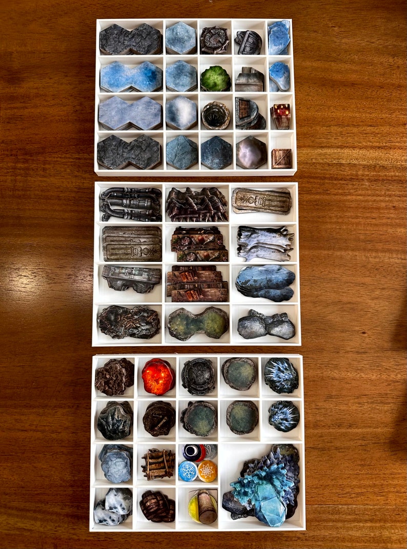 Frosthaven: Insert/organizer Fully Sleeved up to 100 Micron (premium ...