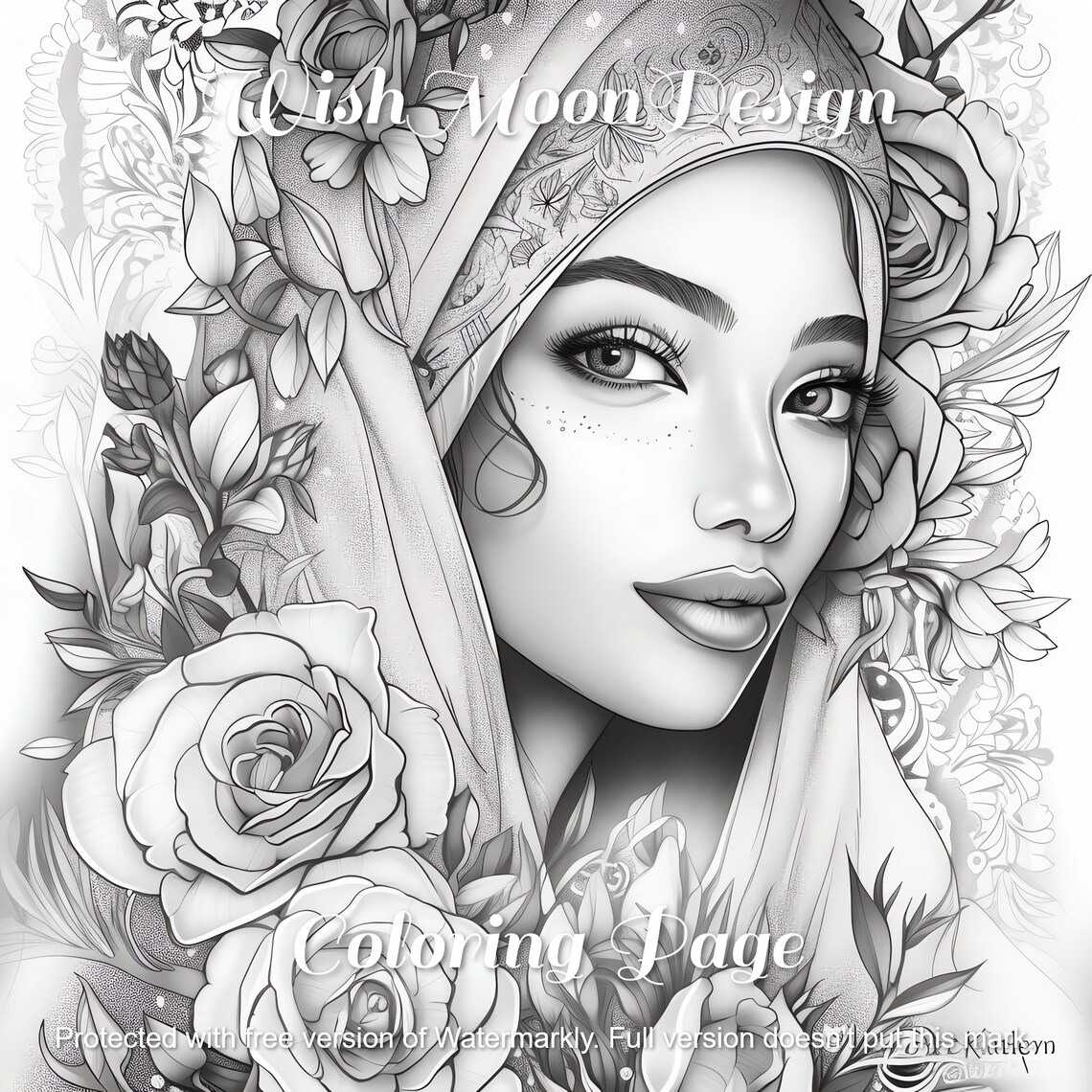 30 Muslim Women Coloring Pages, Islamic Art, Inspirational, Modesty ...
