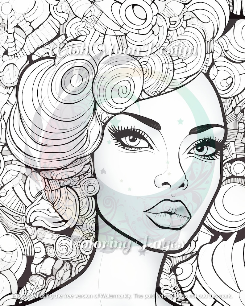40 Black Essence P2 Coloring Pages, Afrocentric, Artistic Styles, Black ...