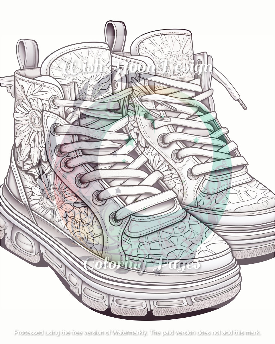 15 Women Shoes Coloring Pages, Shoes Fashion, Shoe Art, High Heels ...