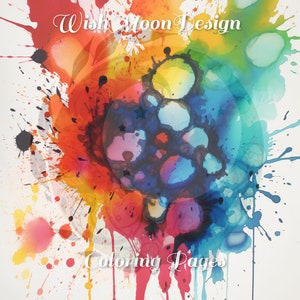 20 Backwards Coloring Pages, Reverse Coloring, Watercolors, Pastel ...