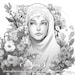 30 Muslim Women Coloring Pages, Islamic Art, Inspirational, Modesty ...