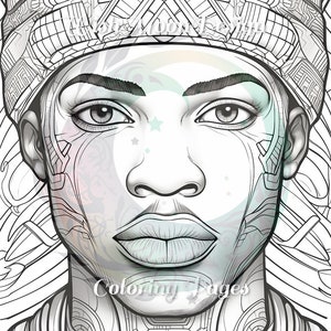 45 Black Essence Coloring Pages - African American, Afrocentric, Black ...