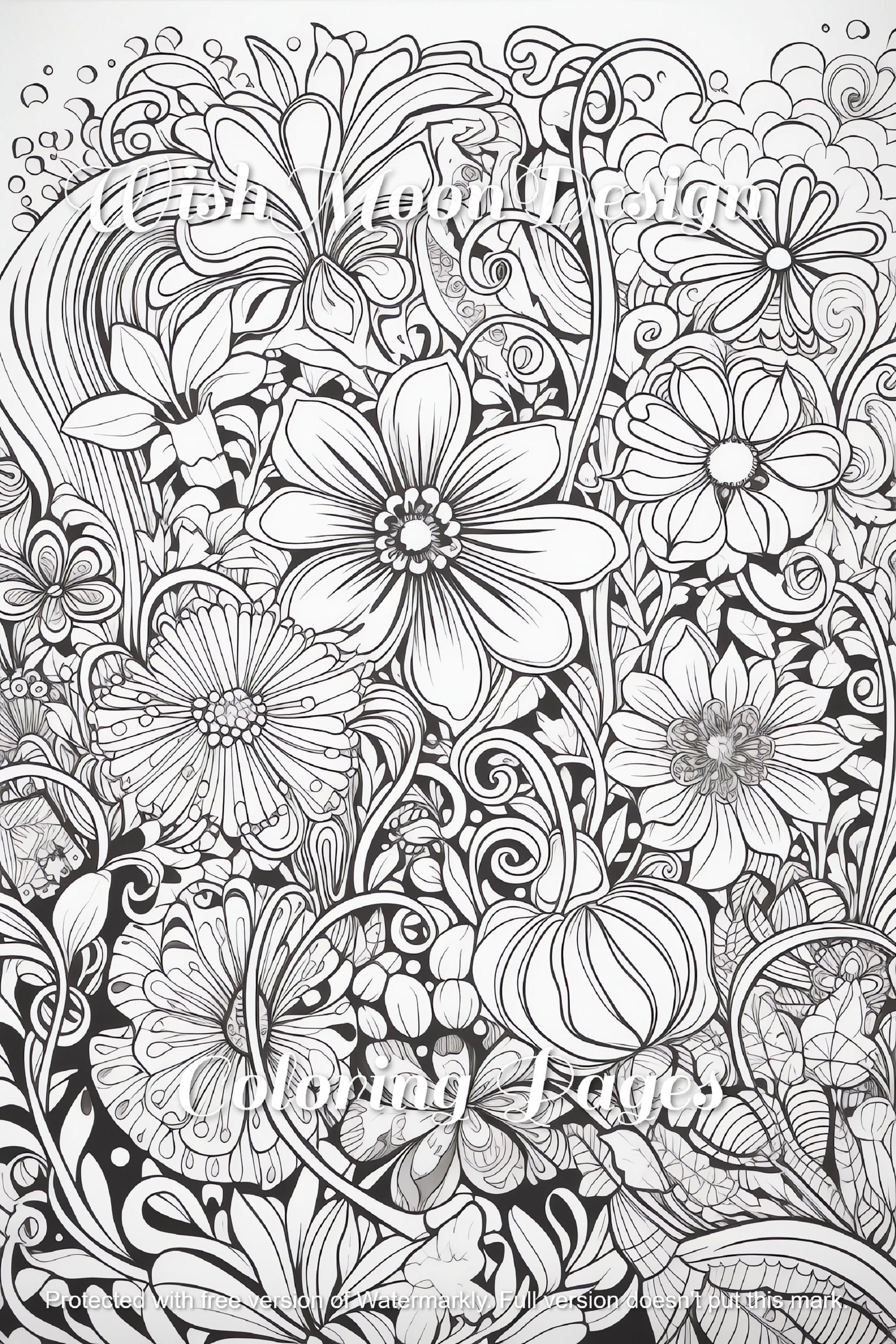 30 Psychedelic Retro Coloring Book, 1970s Stoner Hippie, Groovy ...