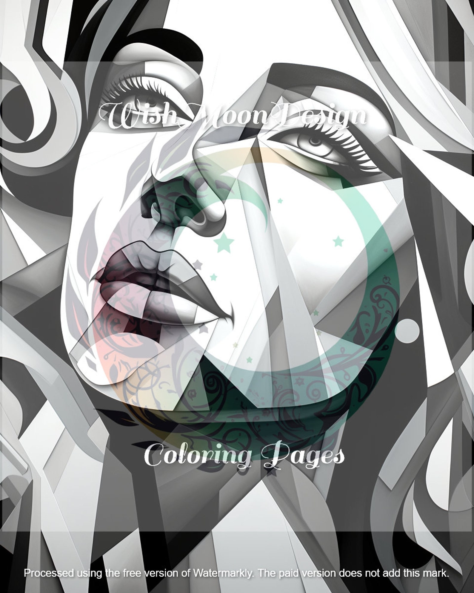 20 Picasso Style Portraits Coloring Pages, Artistic Pages, Abstract ...