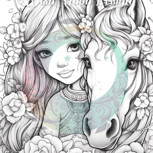 10 Princesses & Baby Animals Coloring Pages, Pet Care, Fantasy ...