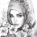 30 Muslim Women Coloring Pages, Islamic Art, Inspirational, Modesty ...