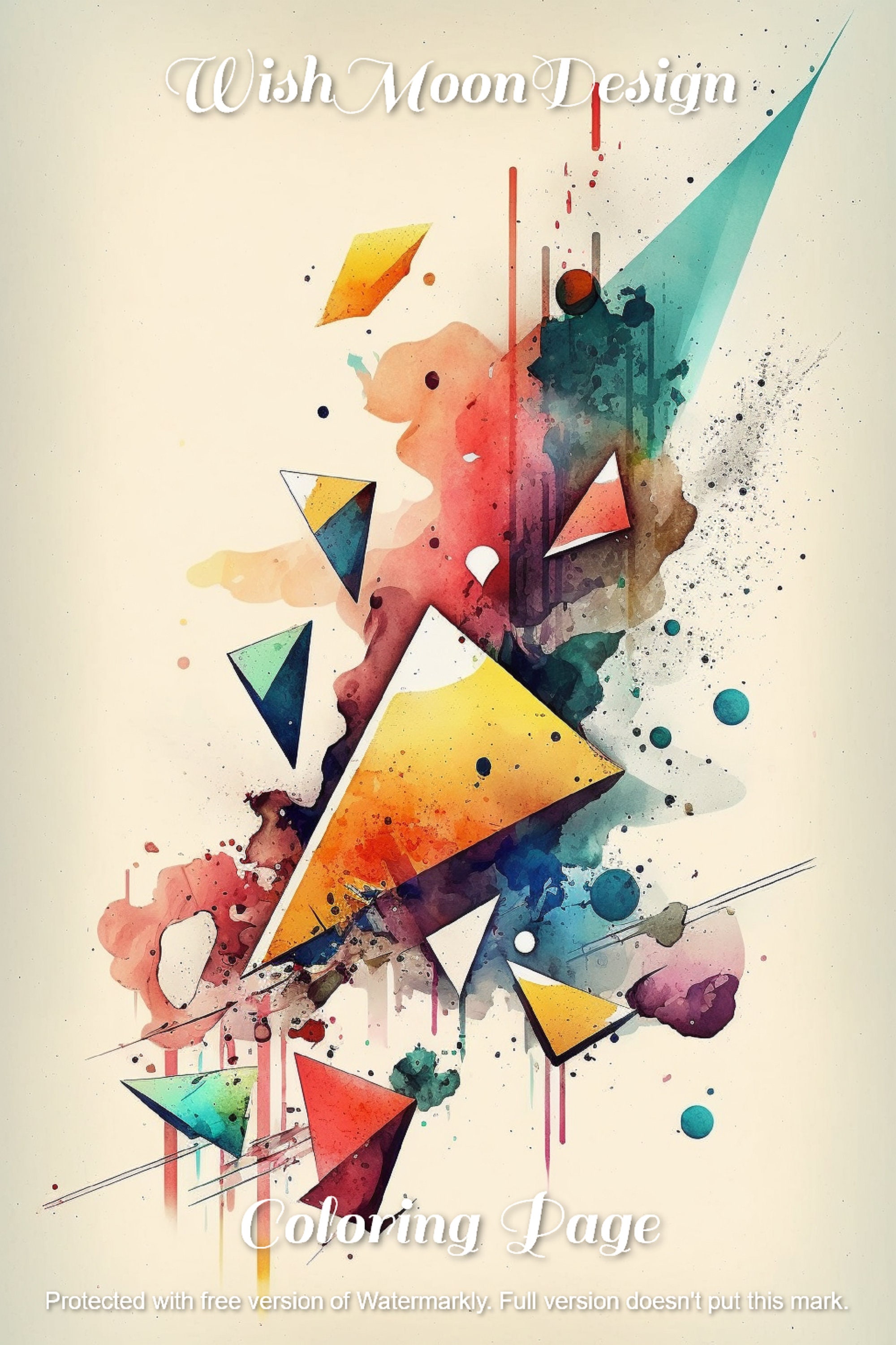 Backwards Coloring Book Reverse Coloring Retro Watercolor - Etsy