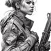 Instant Download - 25 Women in Combat Military Coloring Pages, Strong ...