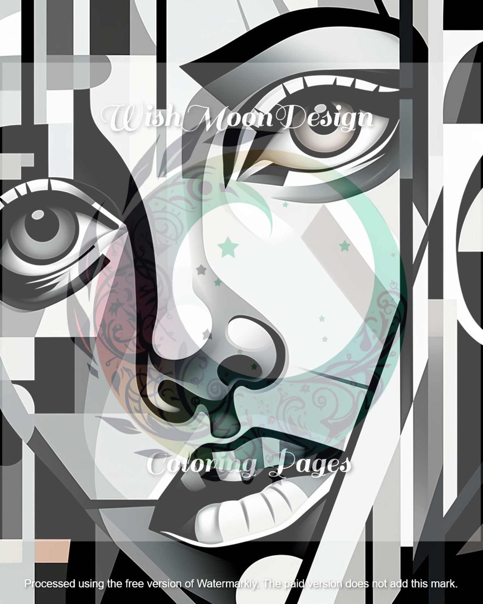 20 Picasso Style Portraits Coloring Pages, Artistic Pages, Abstract ...