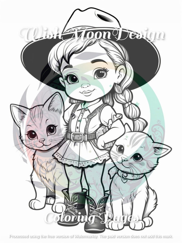 25 Black Baby Cowgirl Coloring Book, African-american Cowgirls ...