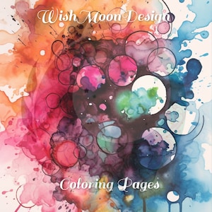 20 Backwards Coloring Pages, Reverse Coloring, Watercolors, Pastel ...