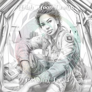 30 Women in Combat Military Coloring Pages, Soldier, Strong Women ...