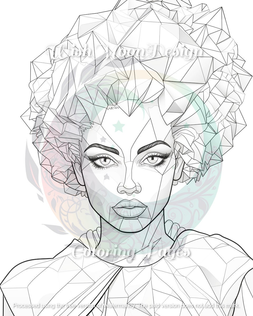 40 Black Essence P2 Coloring Pages, Afrocentric, Artistic Styles, Black ...