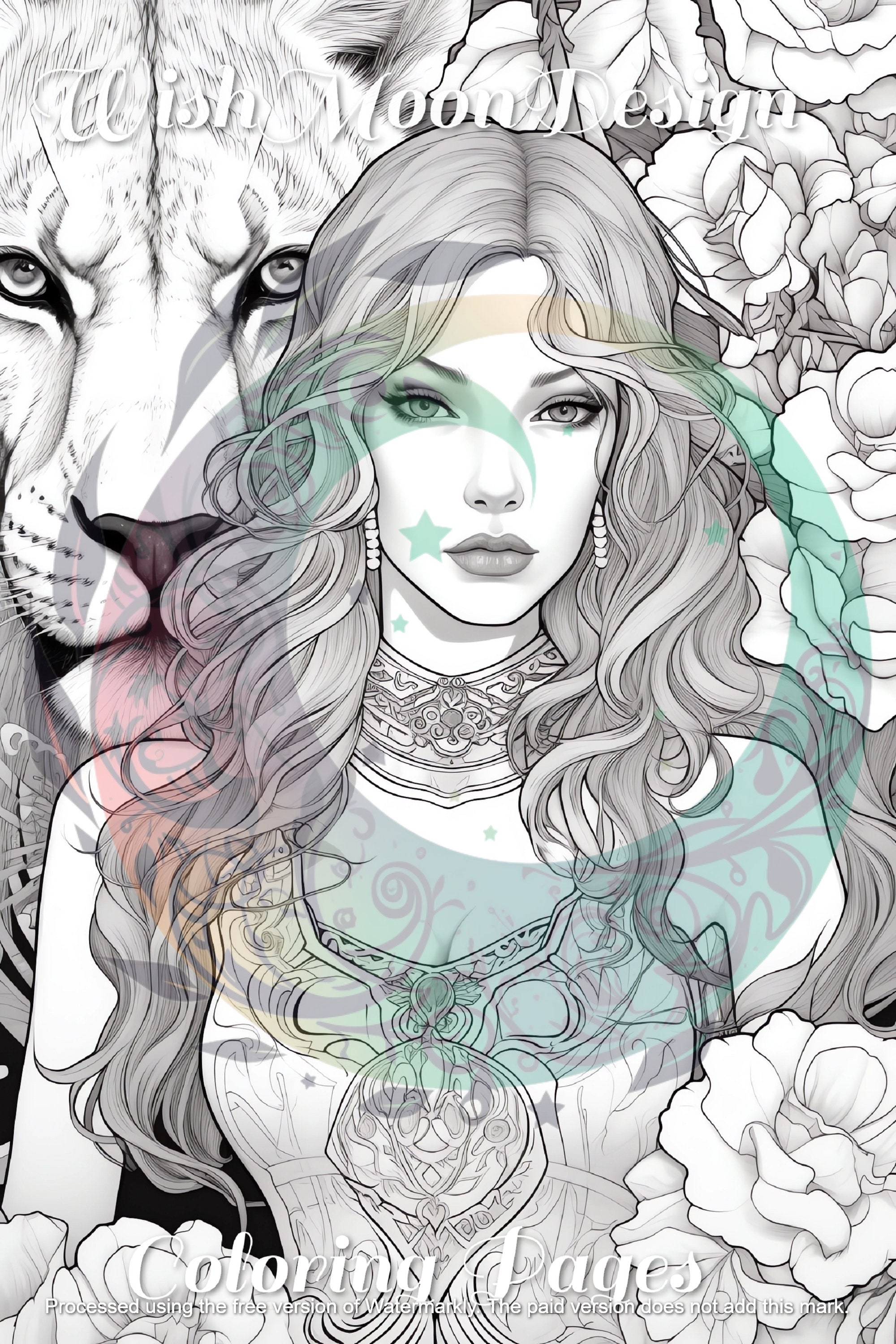 Safari Women Coloring Book, Adventure, Wildlife, Expedition, Strong ...