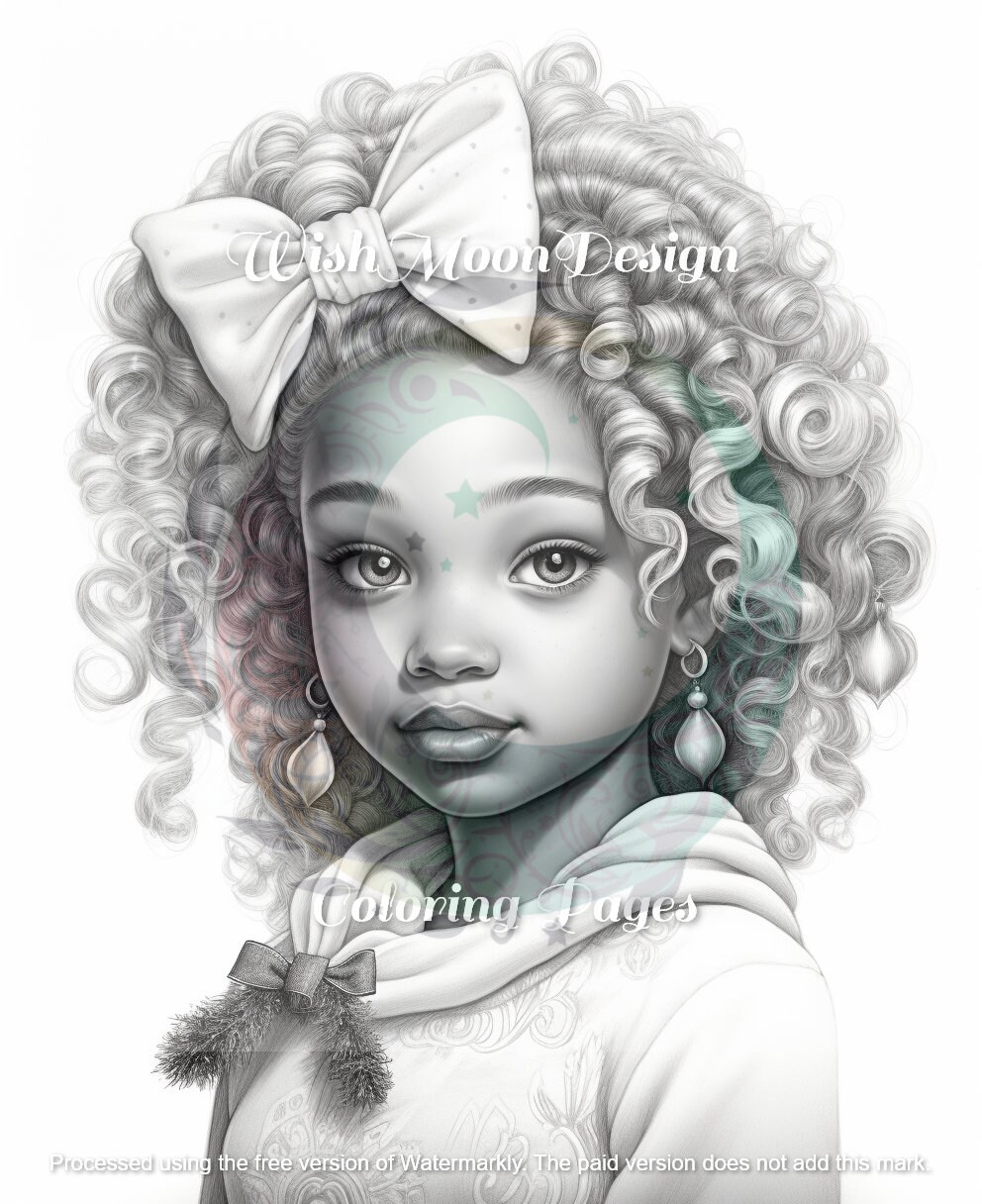 20 Black Winter Wonderland Coloring Book Winter Beauties - Etsy