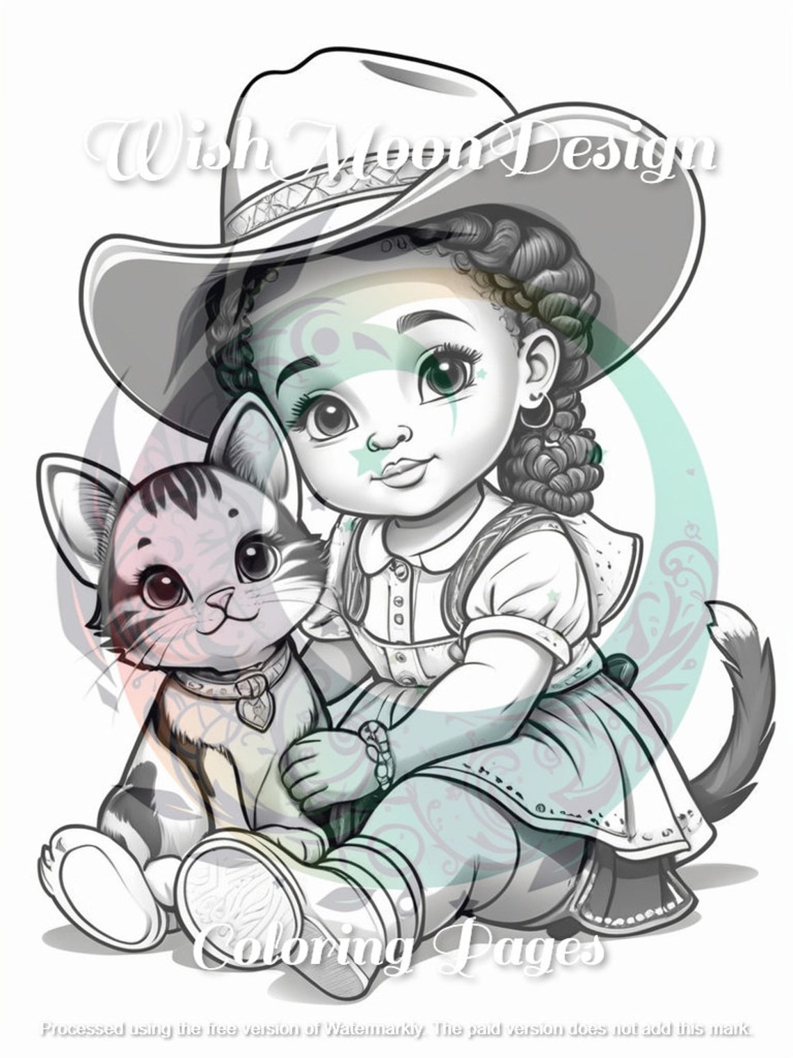 25 Black Baby Cowgirl Coloring Book, African-american Cowgirls ...