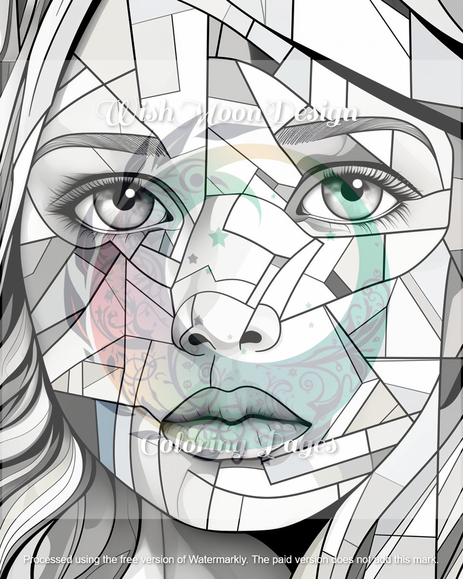 20 Picasso Style Portraits Coloring Pages, Artistic Pages, Abstract ...