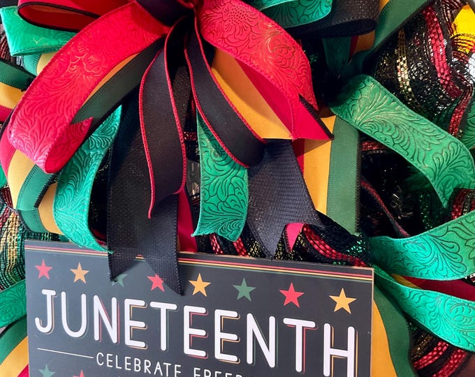 Juneteenth Wreath - Etsy