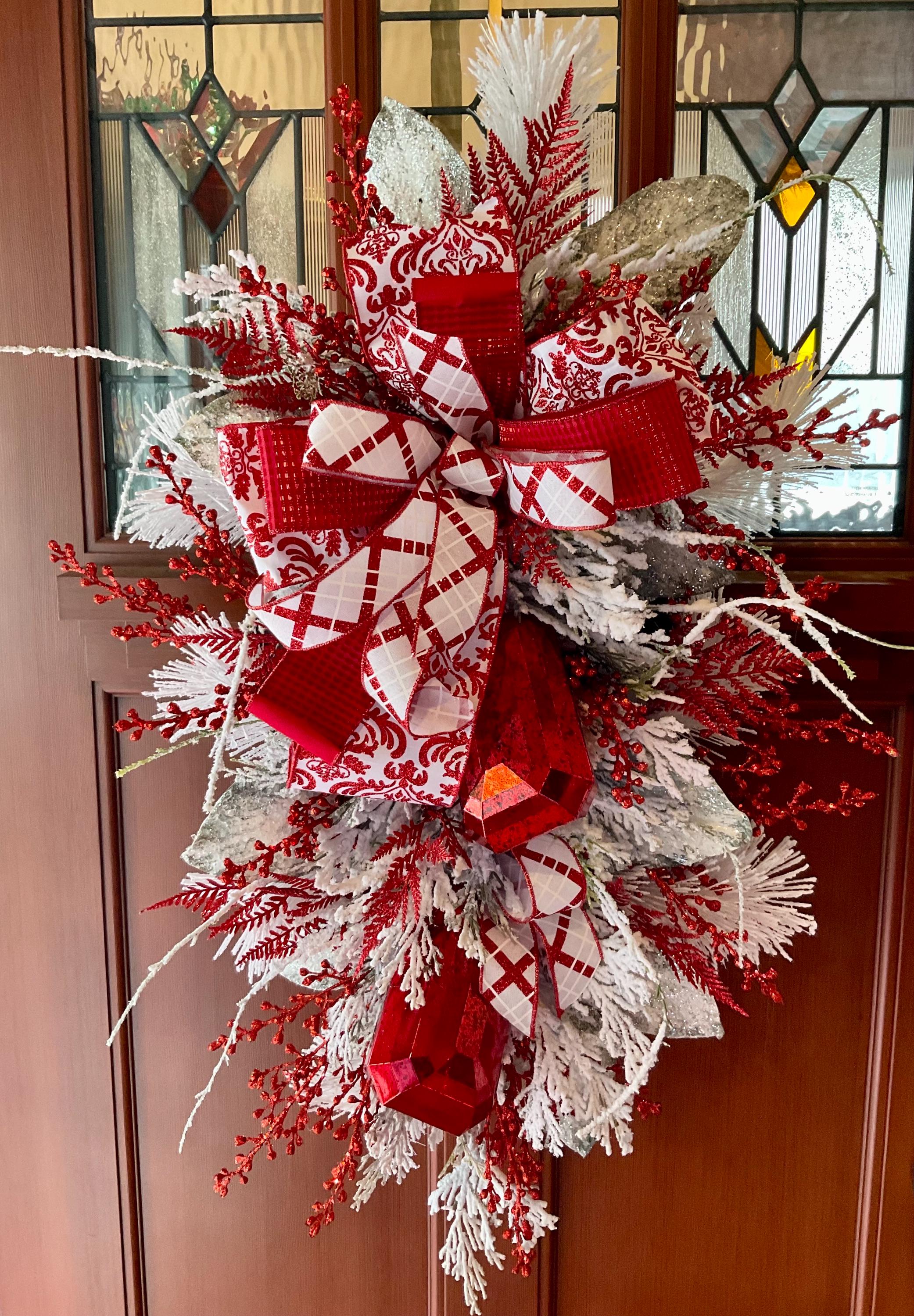 Christmas Swag, Holiday Swag, Christmas Glam Swag, Elegant Christmas ...