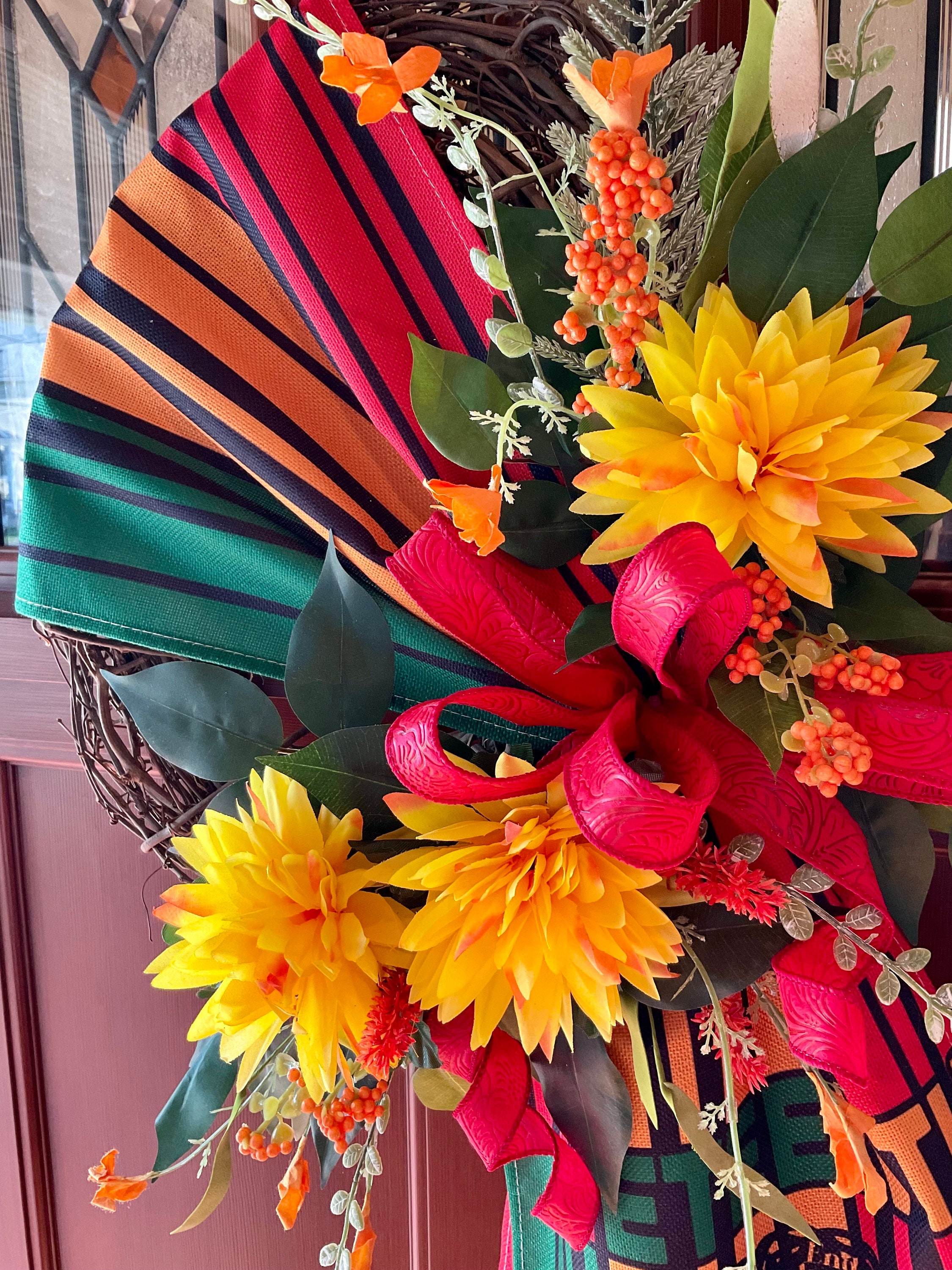 Juneteenth Wreath, Black Pride Wreath, African American Wreath ...