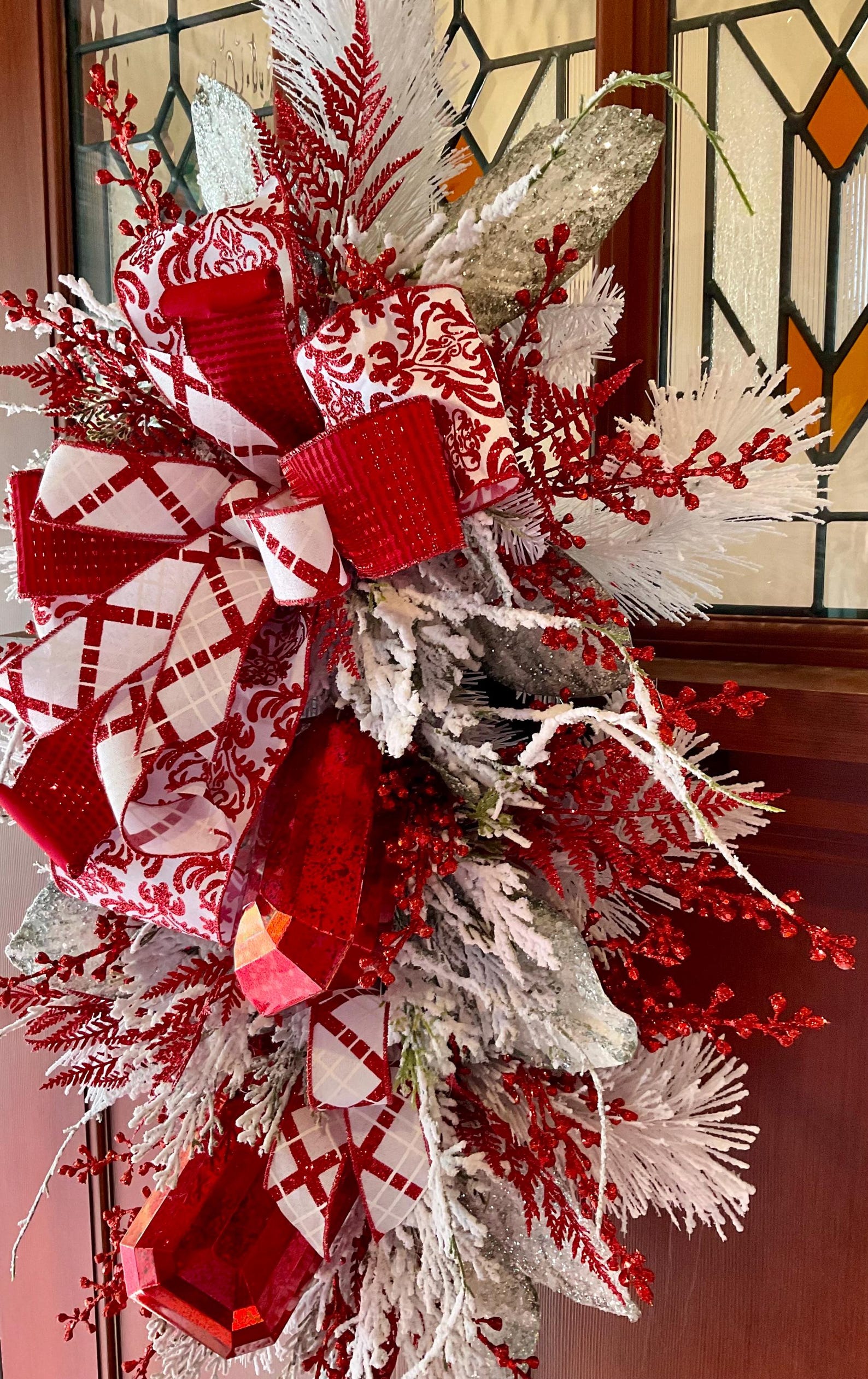 Christmas Swag, Holiday Swag, Christmas Glam Swag, Elegant Christmas ...