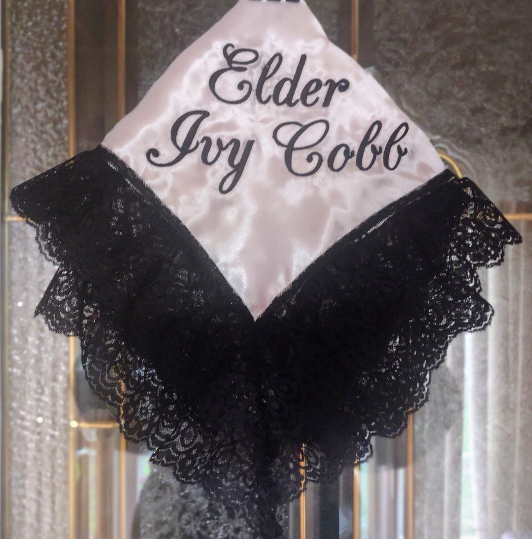 Satin Lace Lap Scarf - Etsy