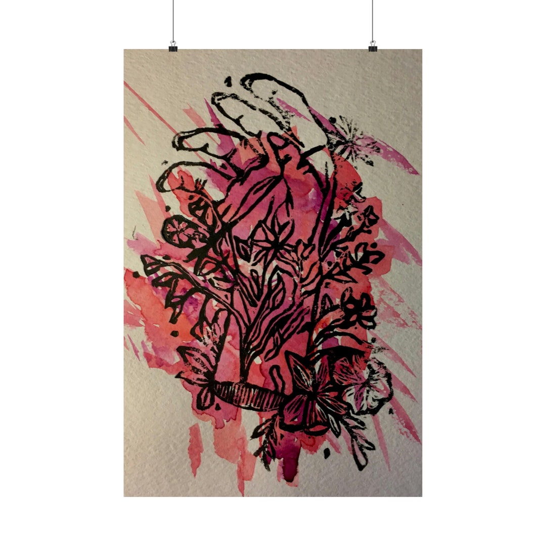 I Missed You: Pink Print Matte Vertical Posters - Etsy