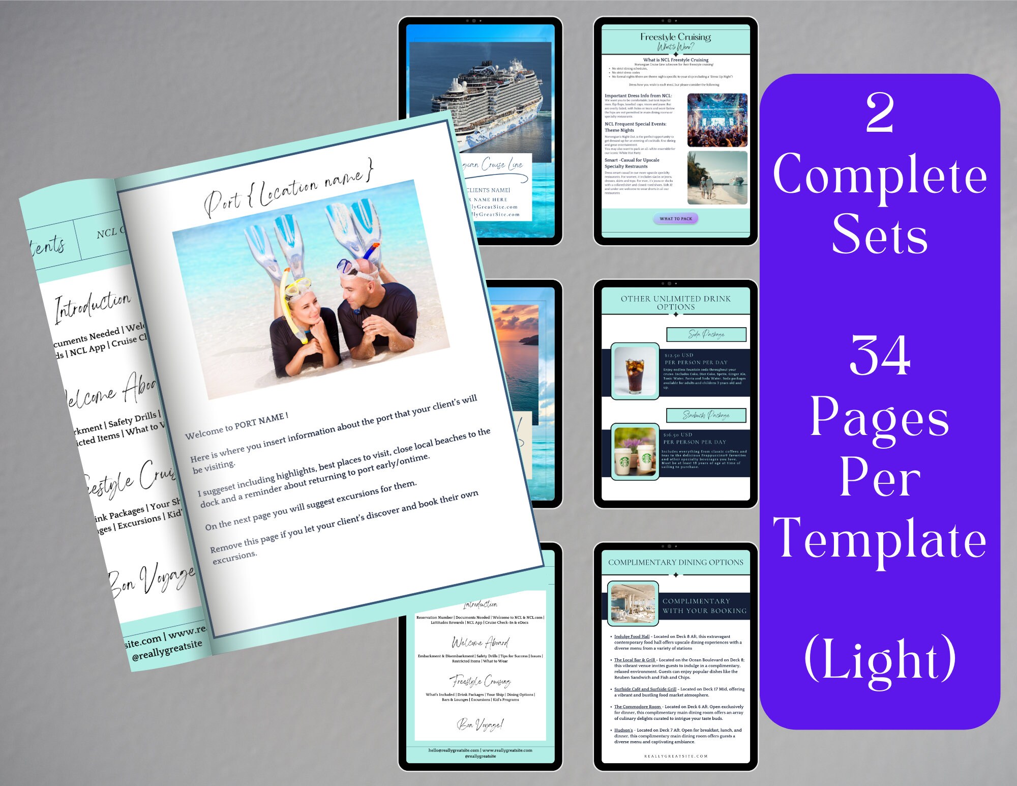 Royal Caribbean Cruise Guide | Travel Agent Template | Handbook for ...