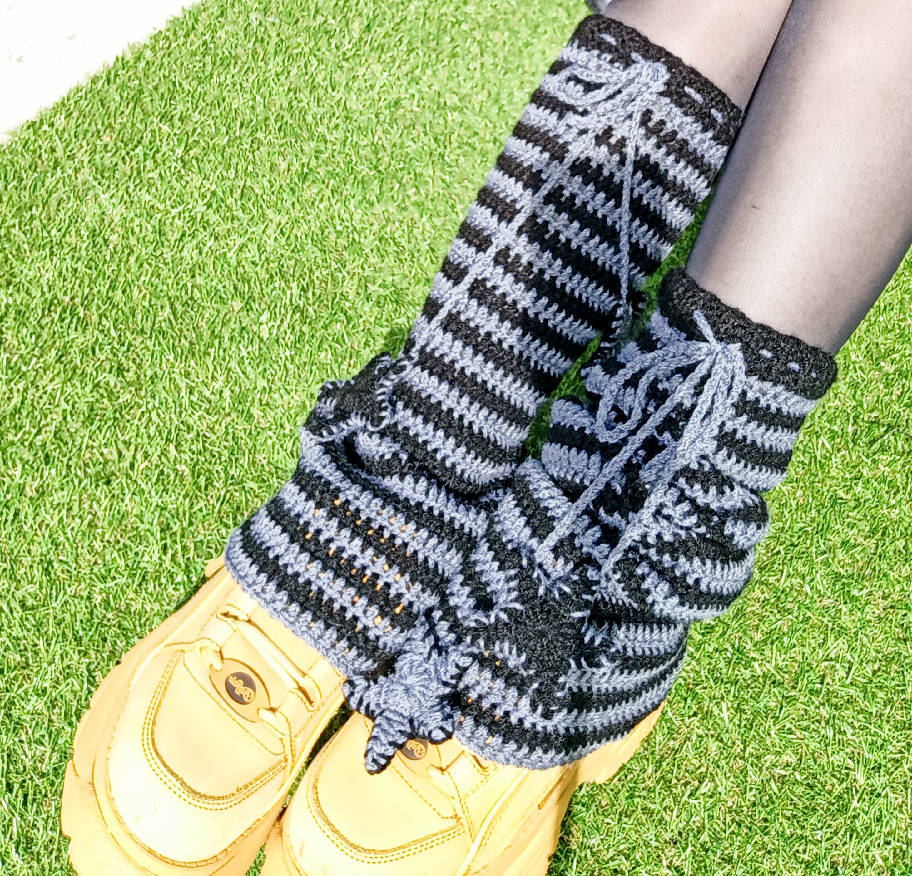 Alt Crochet Legwarmers - Etsy