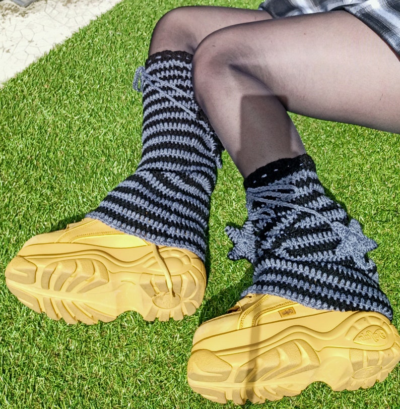 Alt Crochet Legwarmers - Etsy