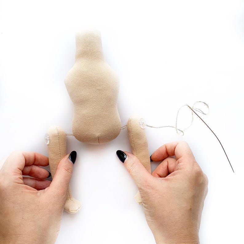 PDF Template and Step-by-step Guide for the Tilda Anatomical Doll Body ...