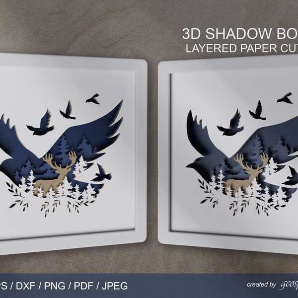 Bird Papercut - Etsy