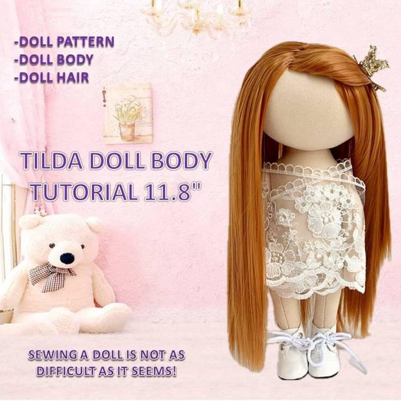PDF Pattern and Step-by-step Instructions for Making Tilda Doll Body 11 ...