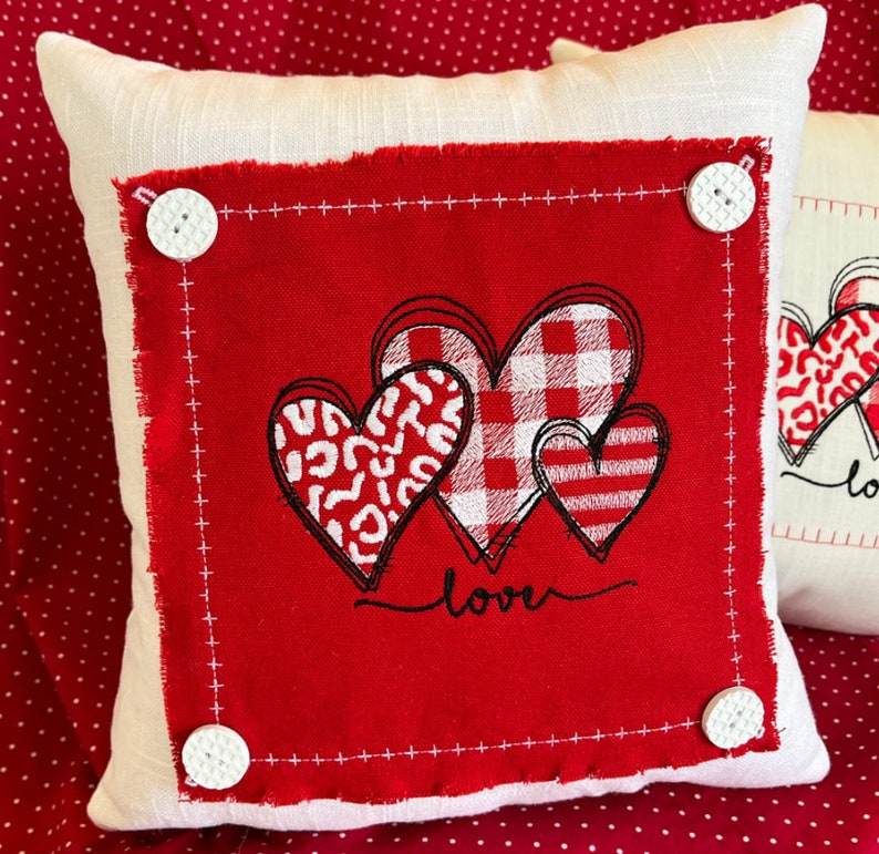 Love Heart Embroidery Design: Valentine's Gift (instant Download) - Etsy