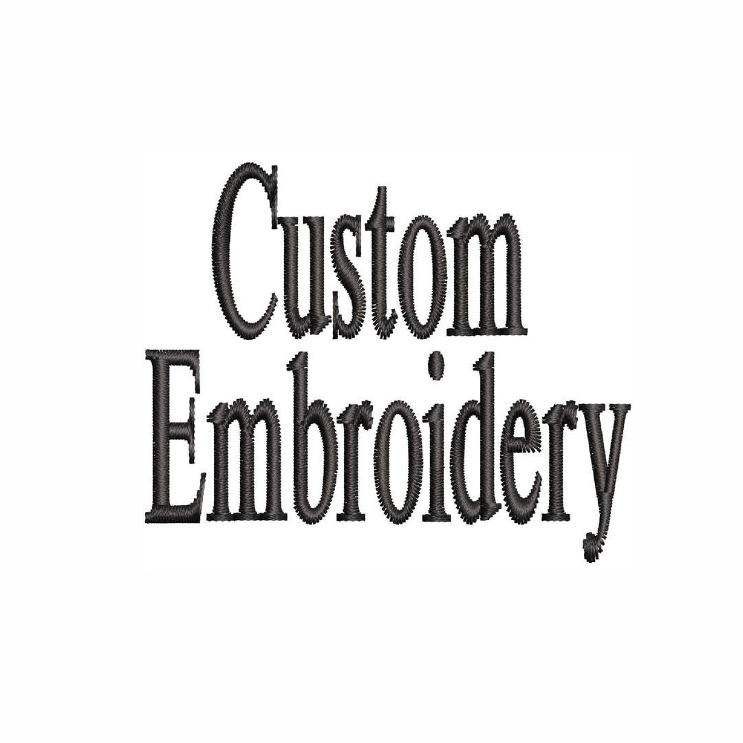 Сustom Embroidery Design, 7 Sizes. - Etsy