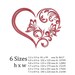 Heart Butterfly Embroidery Design: Romantic Valentine Gift (instant ...