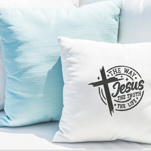 Jesus the Way the Truth the Life Machine Embroidery Design, Jesus ...
