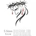 Jesus Crown of Thorns Embroidery Design: Christian Easter (instant ...