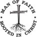 Man of Faith Rooted in Christ Embroidery Design: Christian Cross (5 ...