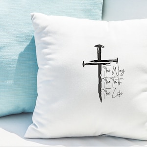 Jesus the Way the Truth the Life Machine Embroidery Design, Jesus ...