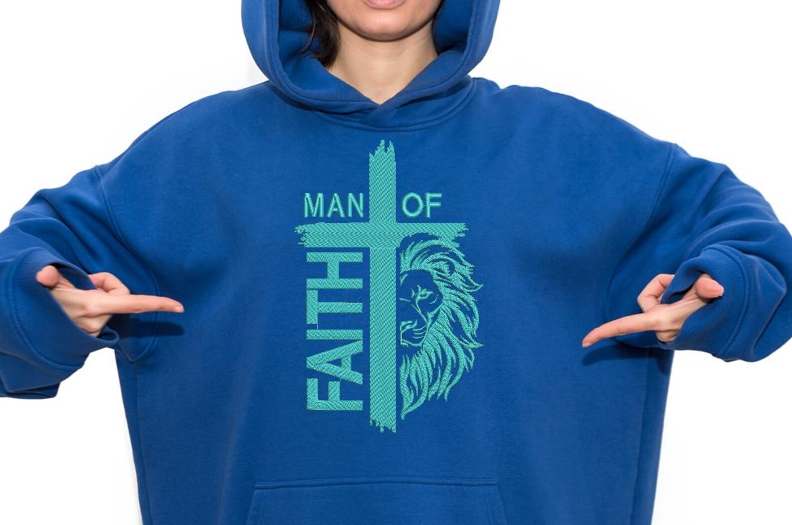 Man of Faith Lion Embroidery Design: Bible Verse (instant Download) - Etsy