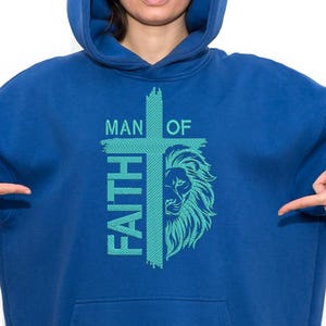 Man of Faith Lion Embroidery Design: Bible Verse (instant Download) - Etsy