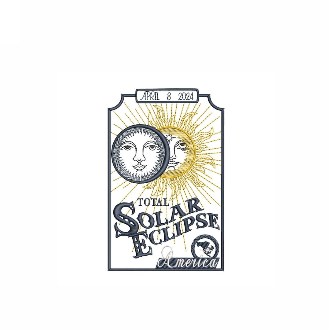 Total Solar Eclipse 08/04/2024 America: in Digital Format Machine ...