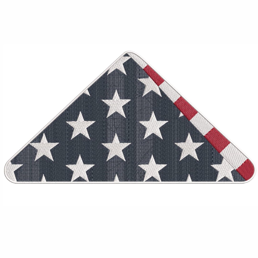 American Flag Embroidery Design: Patriotic 4th of July (digital ...