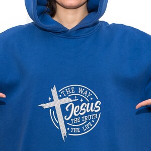 Jesus the Way the Truth the Life Machine Embroidery Design, Jesus ...