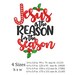 Jesus is the Reason for the Season Machine Embroidery Design, Jesus ...