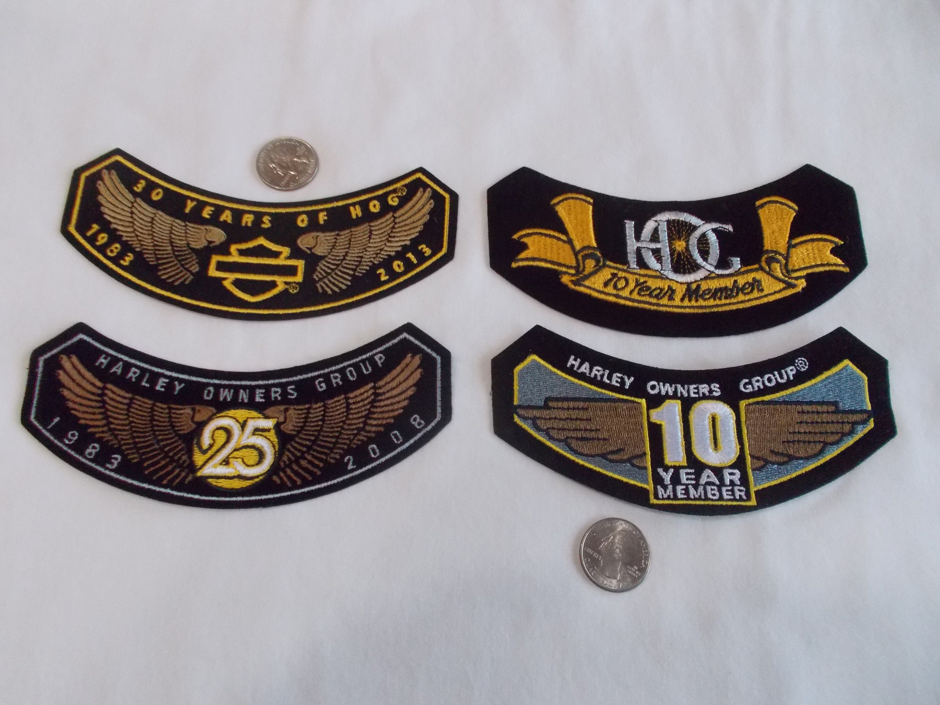 Biker~motorcycle~patch~jacket~vest~rocker~member Year~patch~6"~your ...