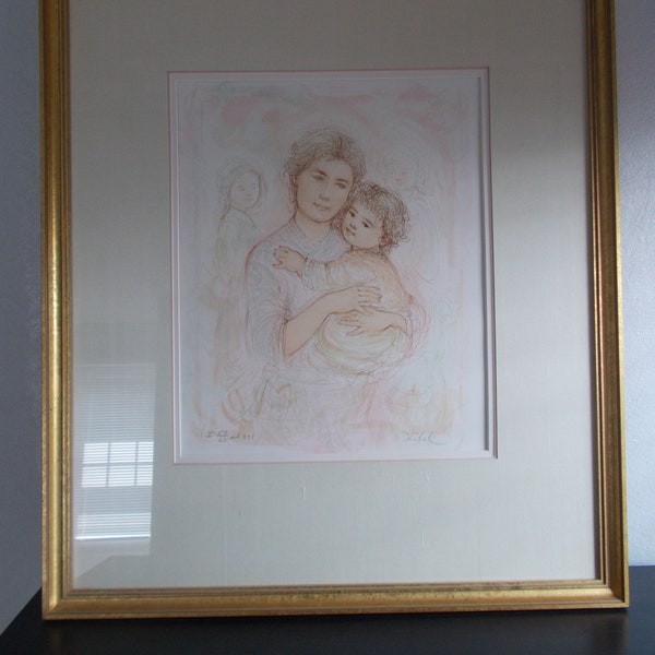 Edna Hibel Mother and Child Print - Etsy